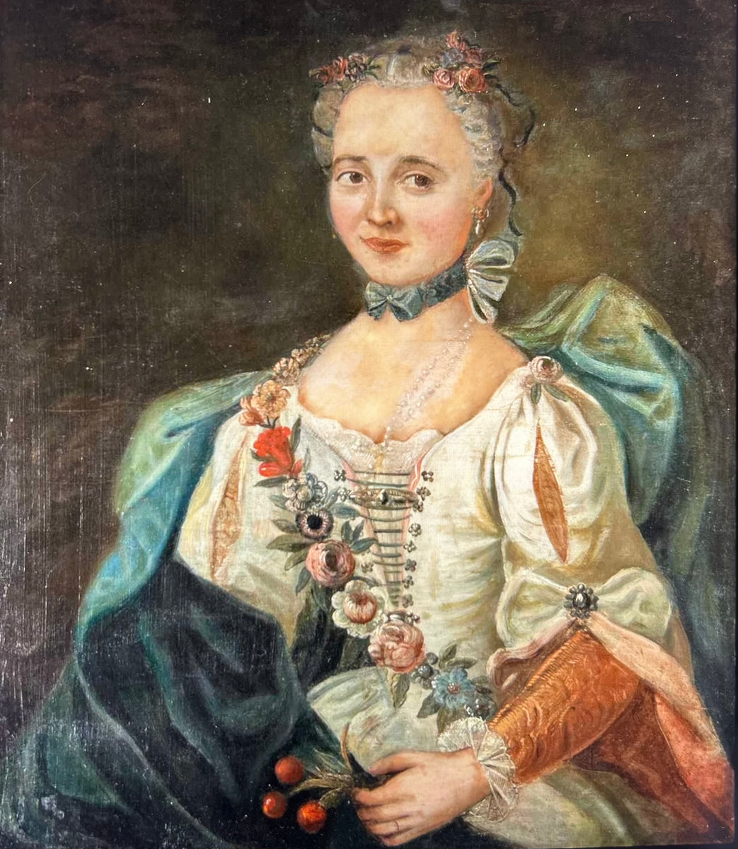 An Original Pair of Antique Portrait Paintings 19th Century – Vintage ...